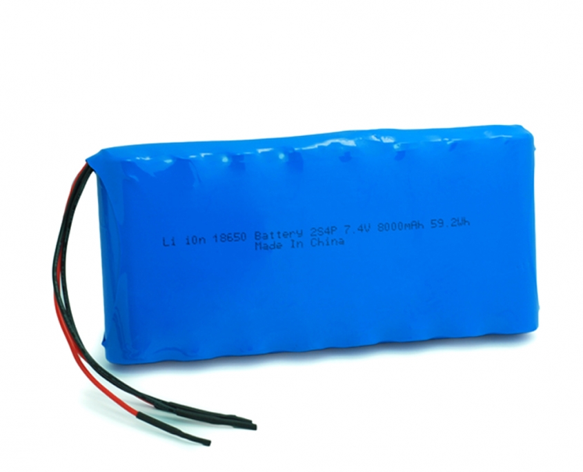 7.4V 8Ah Custom Lithium Battery Pack- Himax Manufacturer