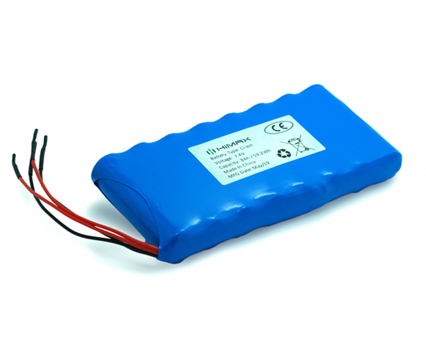 7.4V 8Ah Custom Lithium Battery Pack- Himax Manufacturer