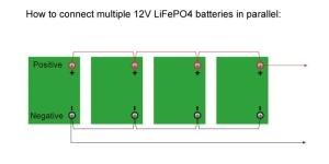 How to connect two 12 volt batteries in parallel