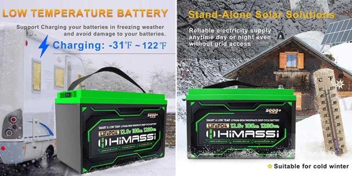 Solution for low-temperature protection battery not charging - Himax